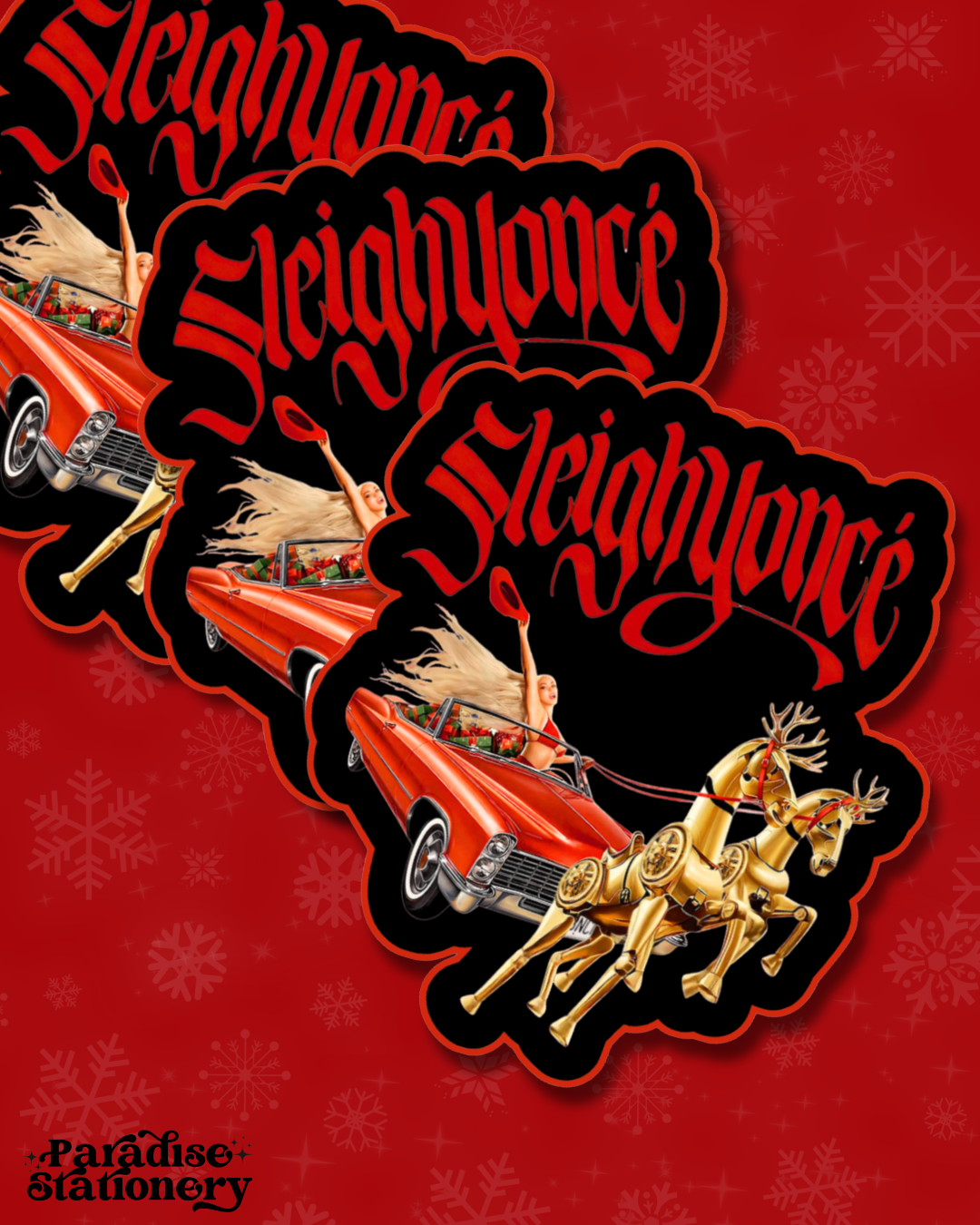 Ho Ho Ho Sleigh – Limited Edition – Paradise Stationery